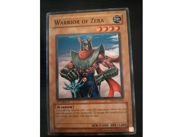 Yu-GI-OH!- Warrior of Zera