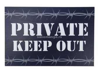 Ukras Za Zid Private Keep Out