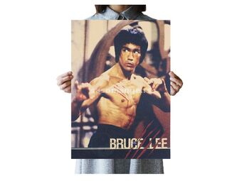 Poster Retro Bruce Lee Model 1