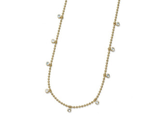 Ženska oliver weber beautify gold crystal ogrlica sa swarovski kristalima ( 12226g )