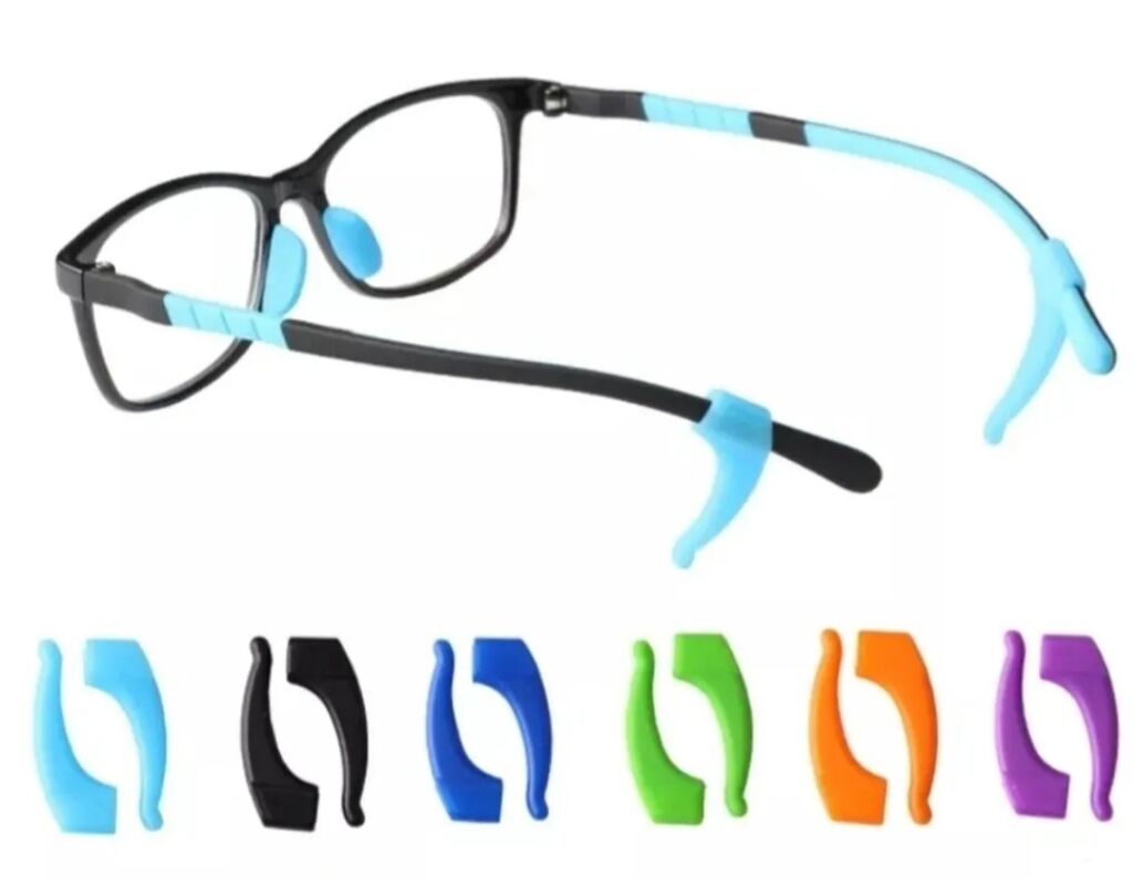 Silikonska traka i kukuce za dečije naočare. Za bezbednu igru bez
