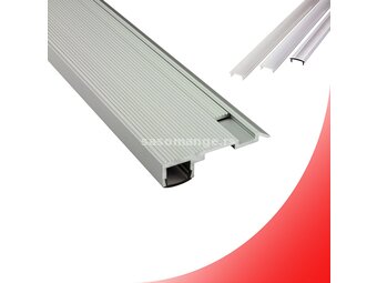 Aluminijumski LED profil (lajsna) za stepenište T-STA/CAP08