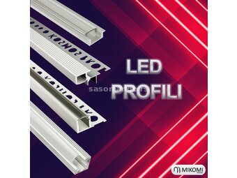Aluminijumske LED lajsne (profili) - NAJVEĆI IZBOR