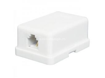 Elit+ nazidna razvodna kutija za tel.kabl 1 utičnica 6p/4c samolepiva bela ( EL9024 )