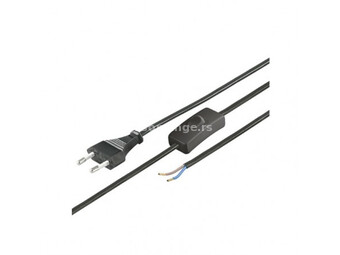 Strujni kabel sa prekidačem 1,5m ( N2K-BK/VDE )