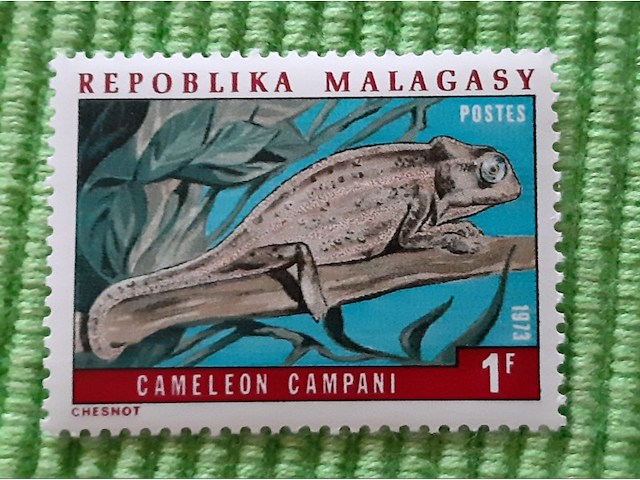 Marke 1984 Malagasy fauna raspar