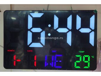 Digitalni led sat sareni brojevi (27)