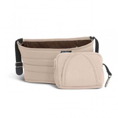 Organizer torba Leclerc easy quick, sand chocolate