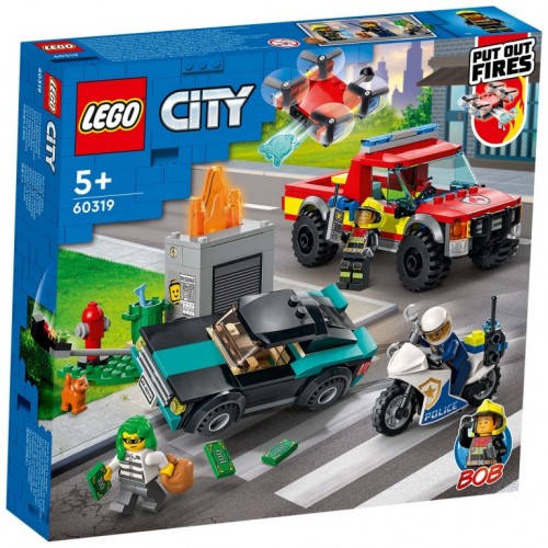 Lego kocke - Policijska potera i vatrogasci