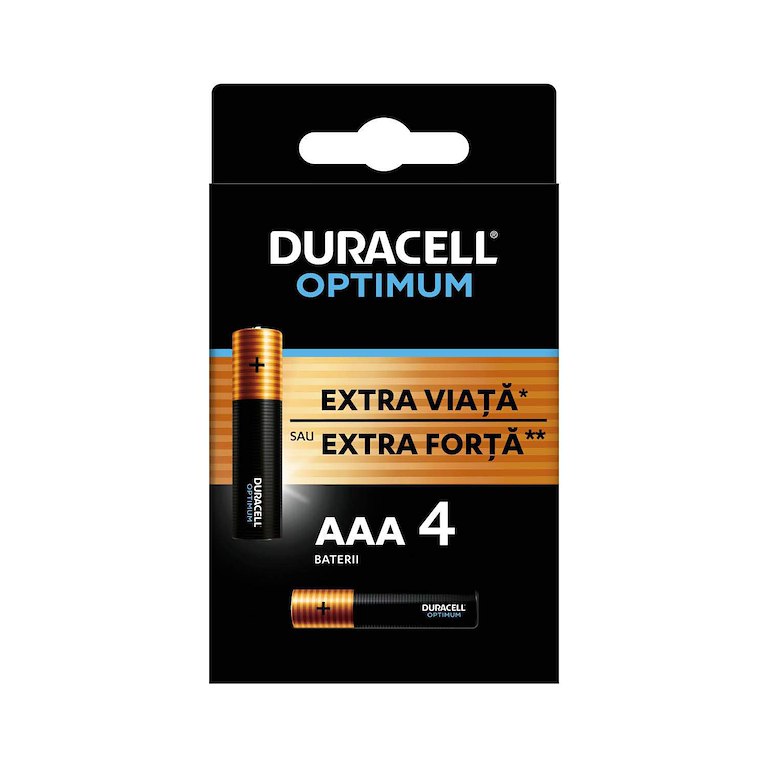 Duracell baterije optimum aaa 4/1 duracell