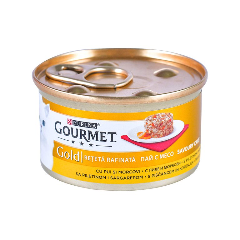 Purina hrana za mačke gourmet gold savory cake piletina 85g purina