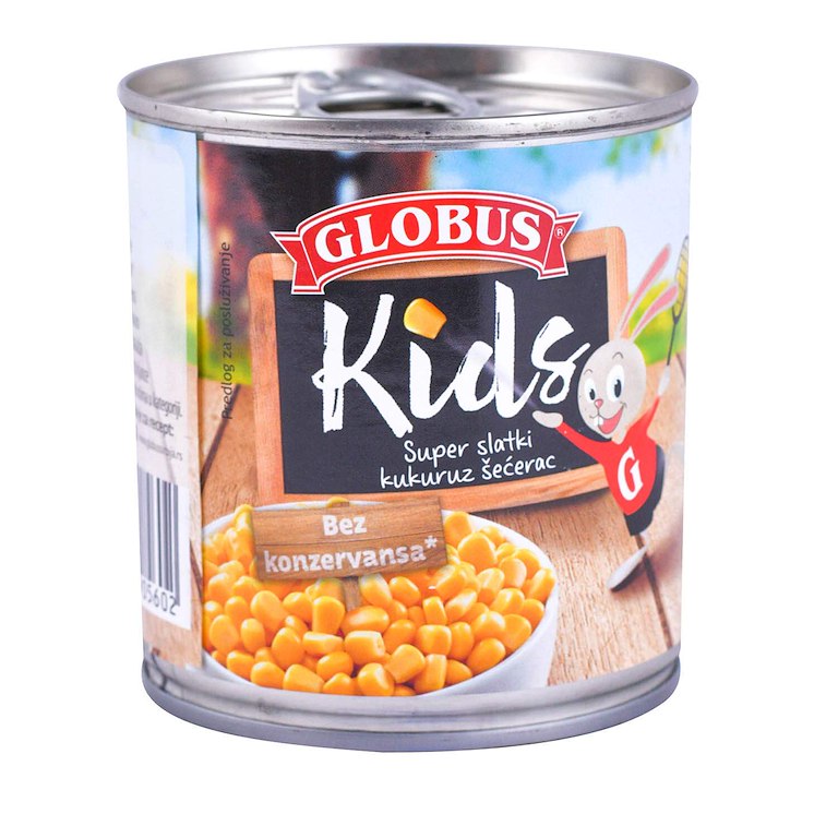 Globus kukuruz super sladak kids 212ml globus