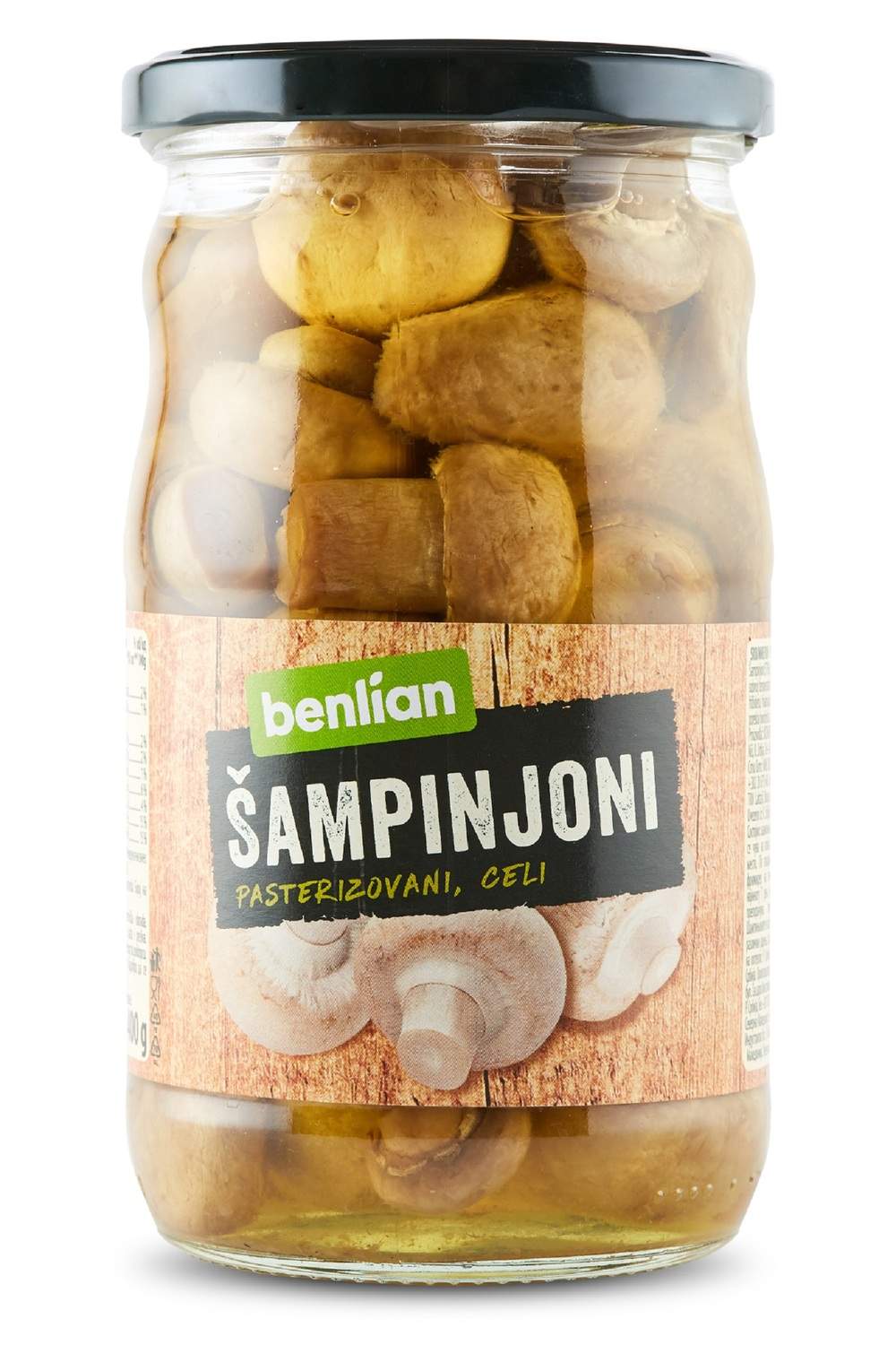 Benlian food Šapinjoni celi 720ml