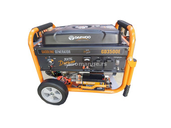 Daewoo benzinski agregat generator 2800W, električni start GD3500E