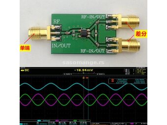 100KHZ-6000MHZ RF pojacivac za dve antene