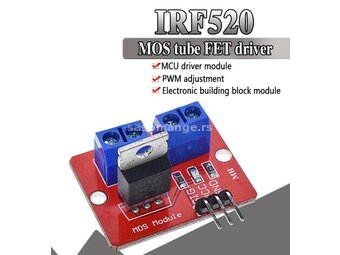 IRF520 MOSFET drajver