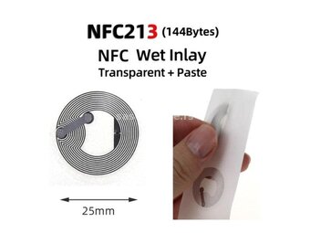 NFC 213 Wet Inlay 10 komadaNtag213 13.56MHz Sticker