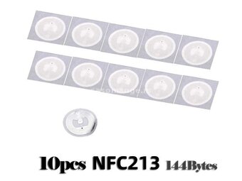 NFC 213 13,56 stikeri univerzalni RFID patrolni tokeni