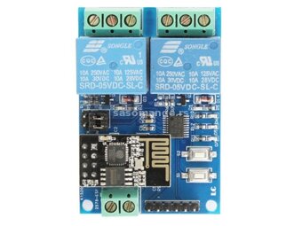 ESP8266 ESP-01 2 kanala relejni modul wifi 12v sa esp01