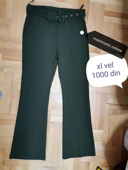 Pantalone xl nove maslinaste