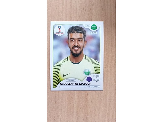 Panini Rusija Russia 2018 sličica broj 042