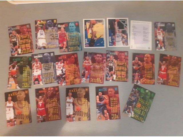 FLEER 95- 96 KARTICE LOT