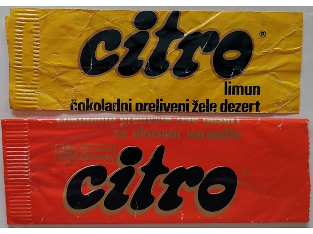 Citro cokolad  bar sa limunom i narandzom Soko Stark