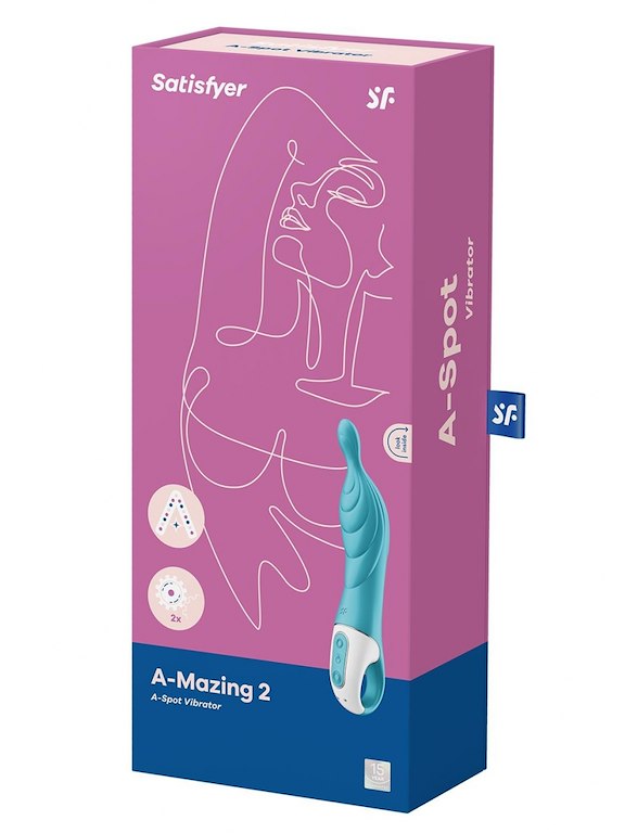 Satisfyer A-Mazing 2 Turquoise Vibrator