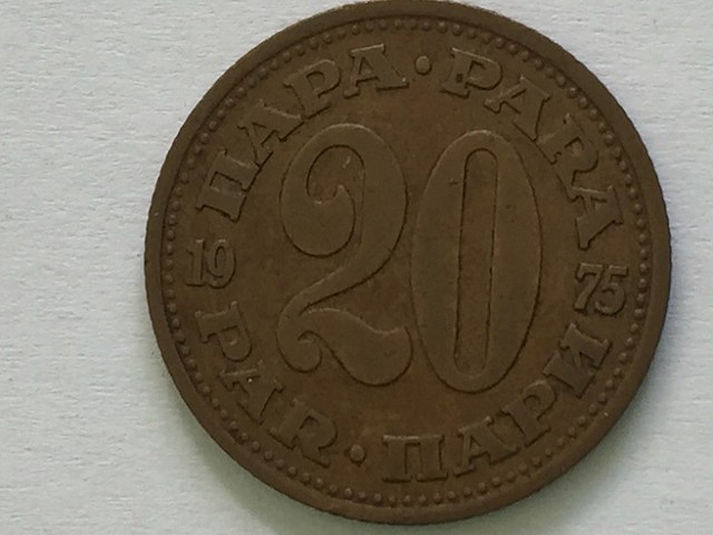 20 PARA 1975 SFRJ