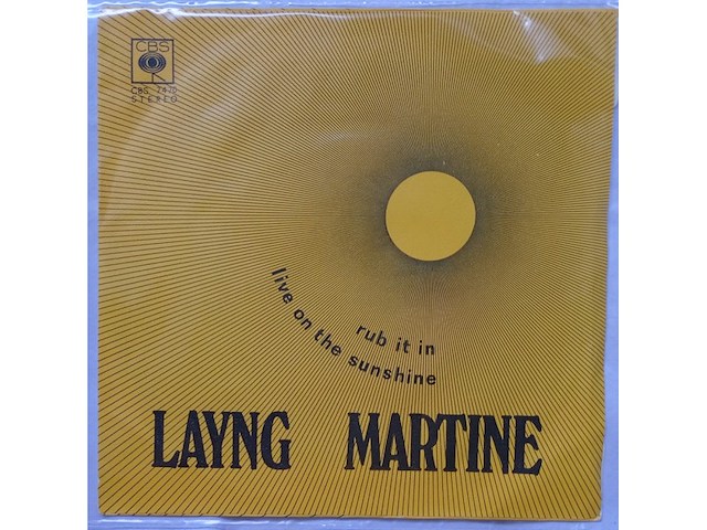 LAYING  MARTINE  -  RUB  IT  IN