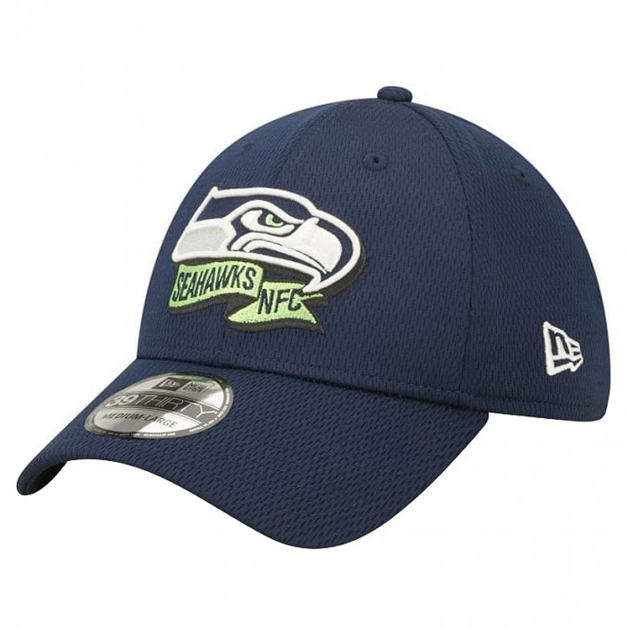 Seattle Seahawks New Era 39THIRTY 2022 Official Sideline Coach Flex kačket