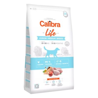 Calibra Dog Life Junior Medium Breed Piletina 2,5kg