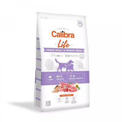 Calibra Dog Life Junior Small & Medium Breed Jagnjetina 12kg