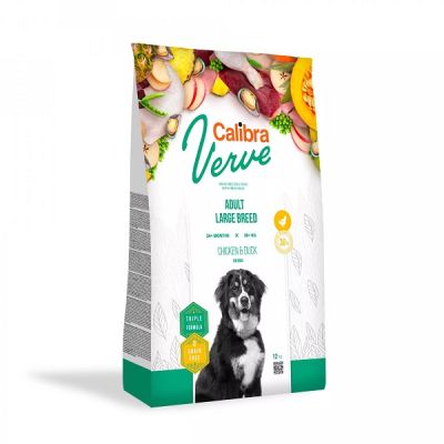 Calibra Dog Verve GF Adult Large Piletina & Pačetina 2kg