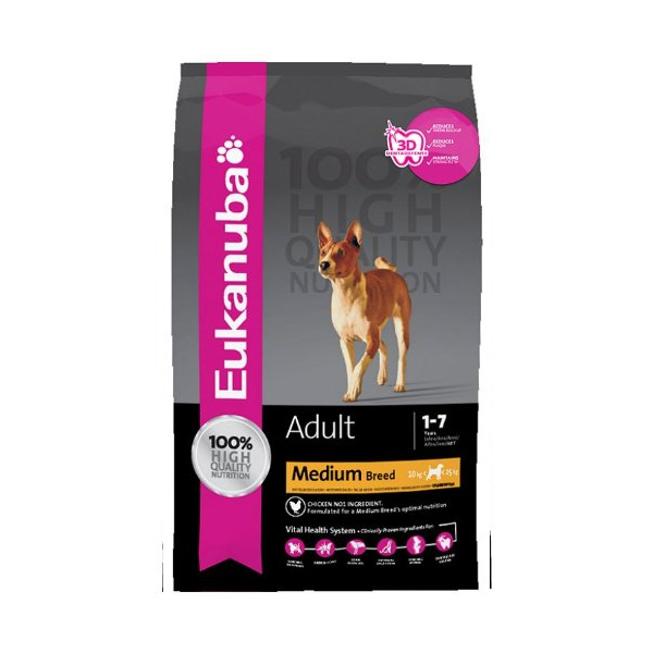 EUKANUBA Adult Medium Breeds 18 kg (Cena po kg) (Pozvati za cenu)