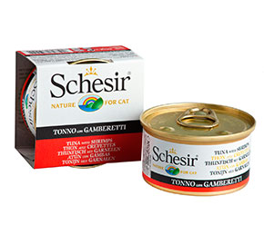 LETO Schesir Cat Tuna & Shrimps 85 g (Pozvati za cenu)