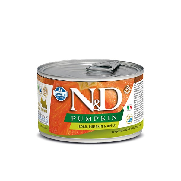 N&D Can Dog Pumpkin Boar, Pumpkin & Apple 80 g (Pozvati za cenu)