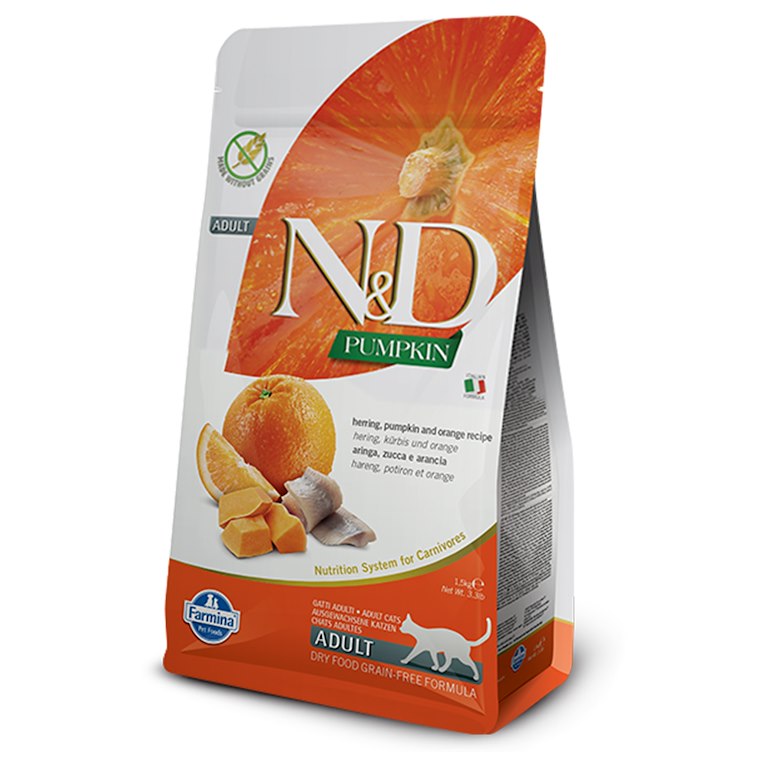 N&D Ocean Cat Herring, Pumpkin & Orange 300 g (Pozvati za cenu)