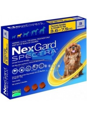 NEXGARD SPECTRA S (3,5-7,5 kg) – AKCIJA