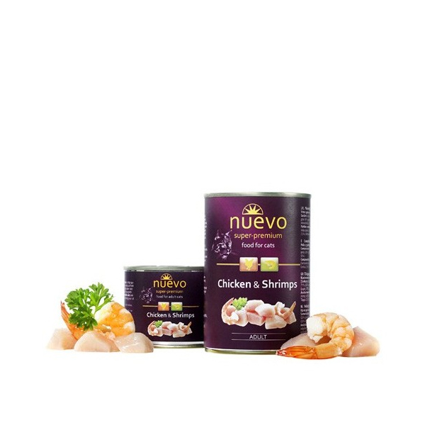 NUEVO Cat Grain Free Chicken & Shrimps 200 g (Pozvati za cenu)