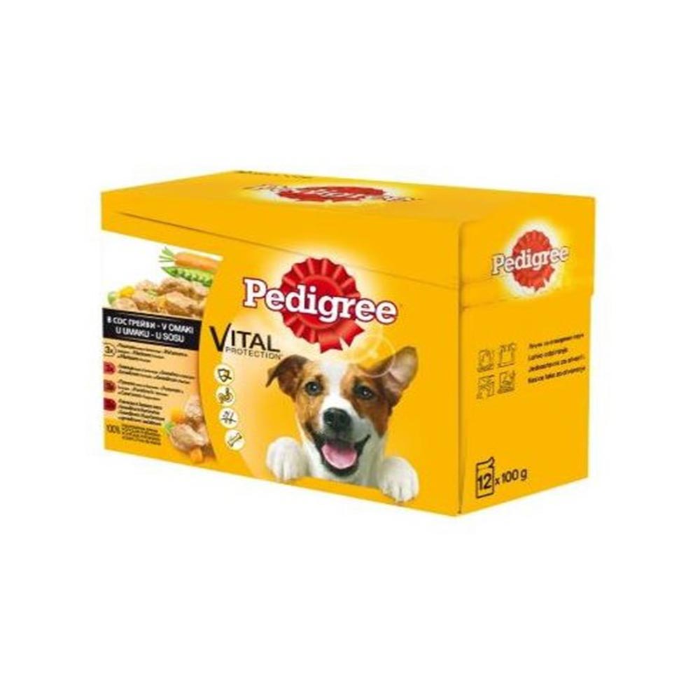 PEDIGREE Dog Beef, Lamb, Turkey 4×100 g (Pozvati za cenu)