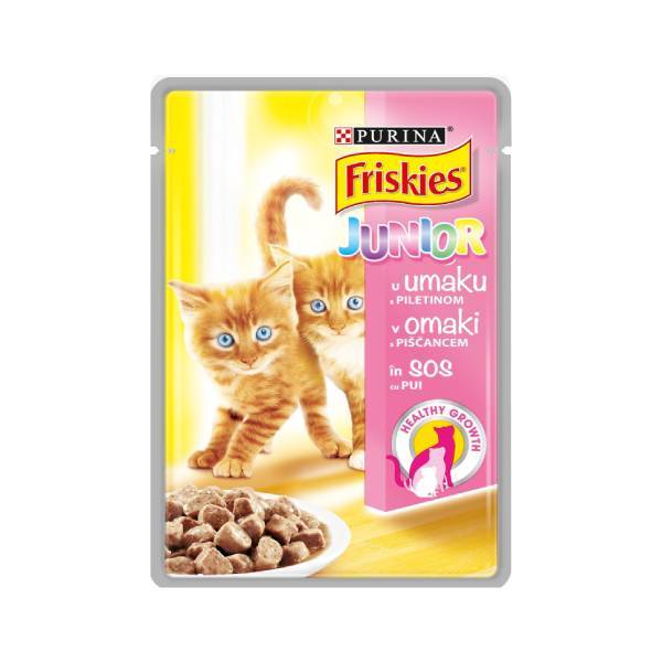 PURIN FRISKIES Cat Sos Junior Chicken 100 g (Pozvati za cenu)