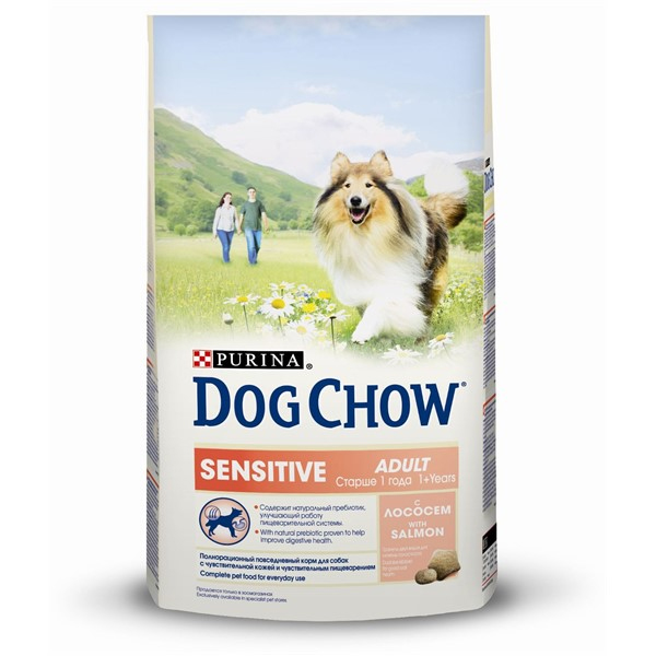 PURINA Dog Chow Sensitive Salmon 14 kg (Cena po kg) (Pozvati za cenu)