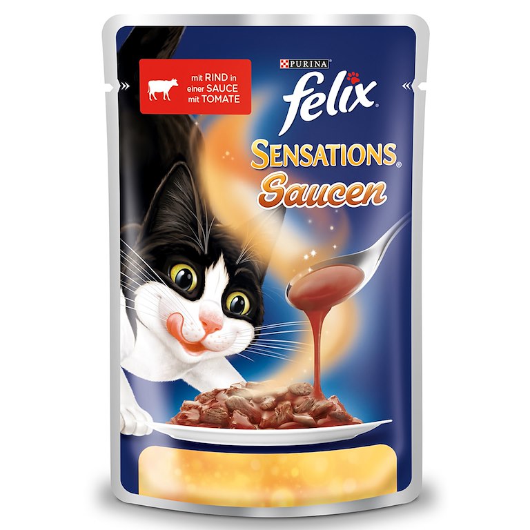 PURINA Felix Sensations Beef & Tomato 100 g (Pozvati za cenu)