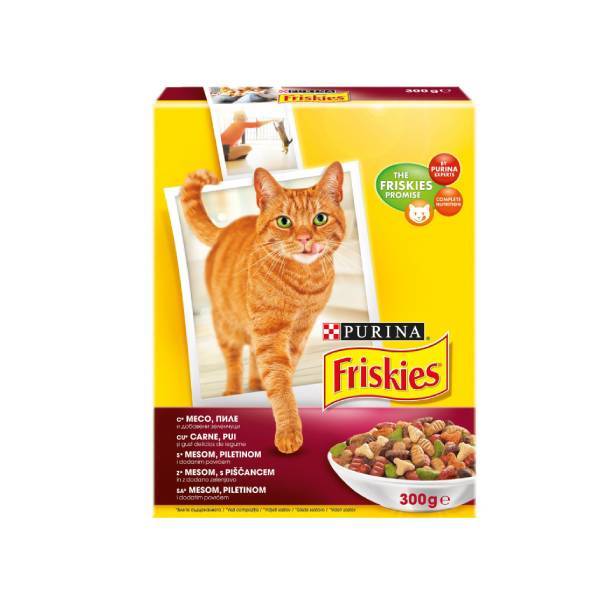 PURINA FRISKIES Cat Meat, Chicken & Vegetables 10 kg (Pozvati za cenu)