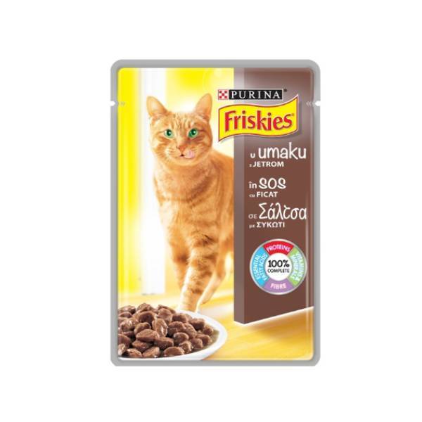 PURINA FRISKIES Cat Sos Liver 100 g (Pozvati za cenu)