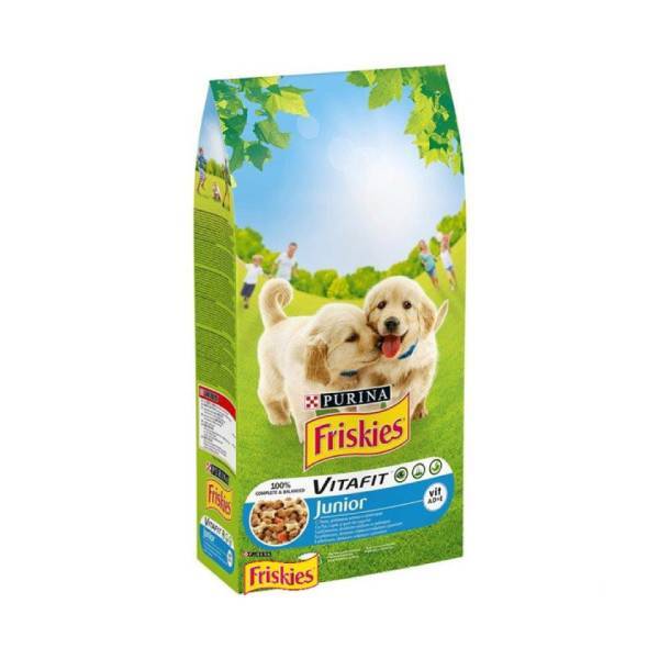 PURINA Friskies Dog Junior Chicken & Vegetables 15 kg (Cena po kg) (Pozvati za cenu)