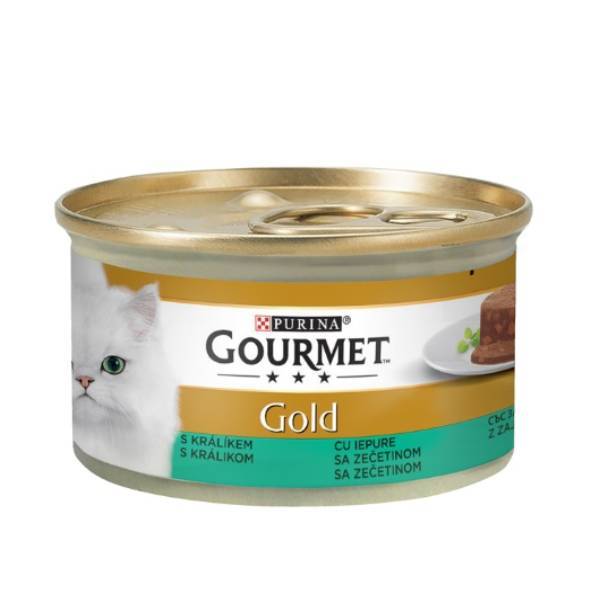 PURINA Gourmet Gold Cat Rabbit Pate 85 g