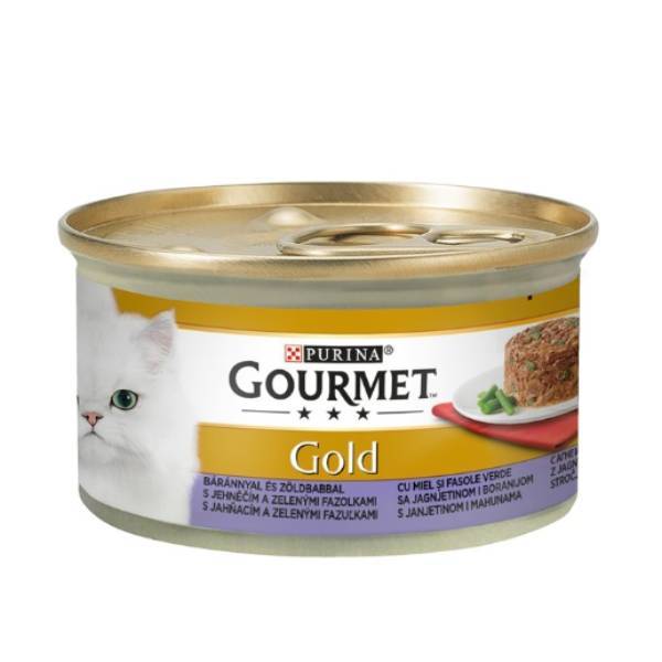 PURINA Gourmet Gold Cat Savoury Cake Lamb & Green Beans 85 g