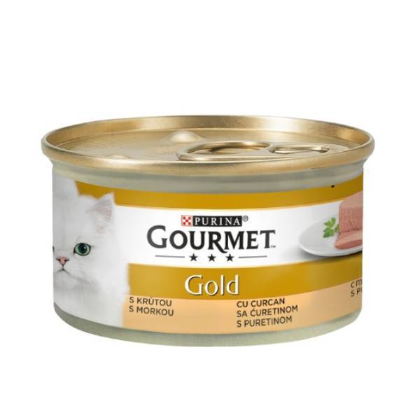 PURINA Gourmet Gold Cat Turkey Pate 85 g